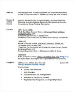 Download Free Computer Science Engineering Resume > Computer Science ...