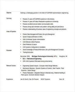 Download Free Entry Level Mechanical Engineering Resume > Entry Level ...