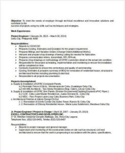 Download Free Professional Civil Engineering Resume > Professional ...