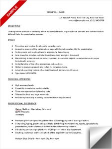 Download Free Secretary Resume Sample > Secretary Resume Sample .Docx ...