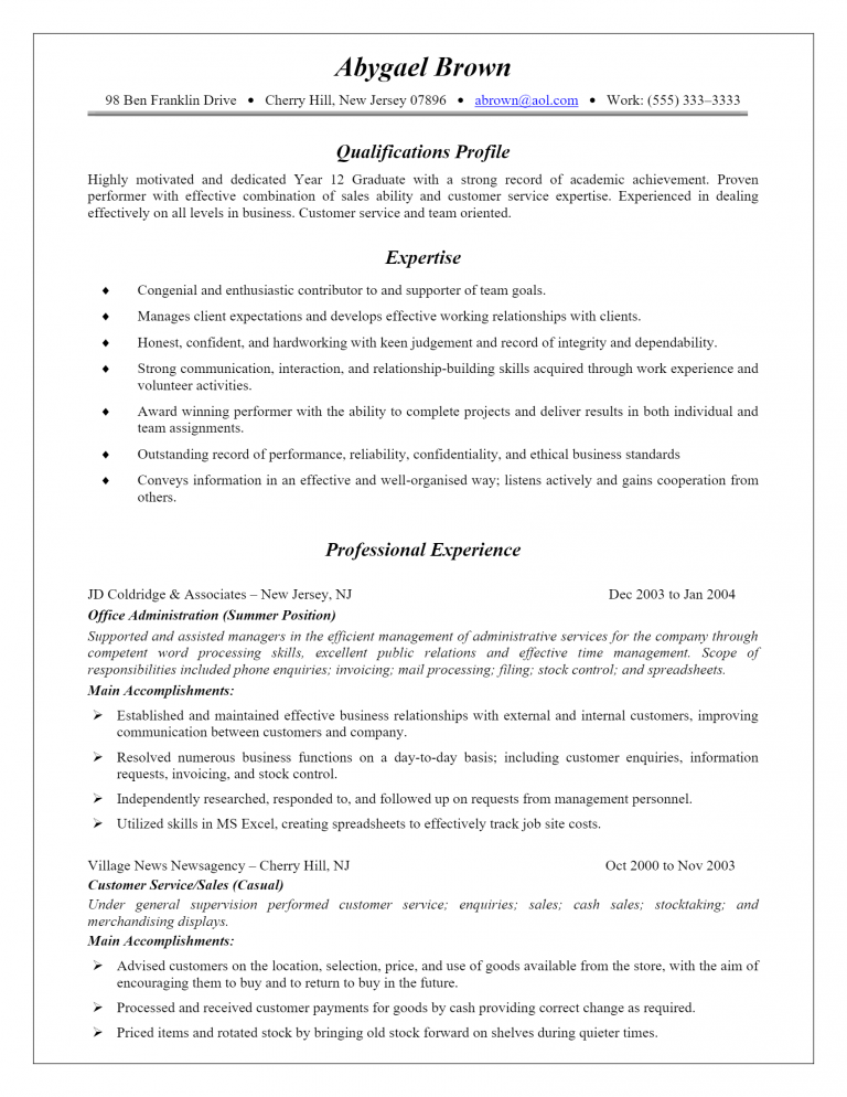 Download Free Customer Service Resume .Docx (Word) Template on ...