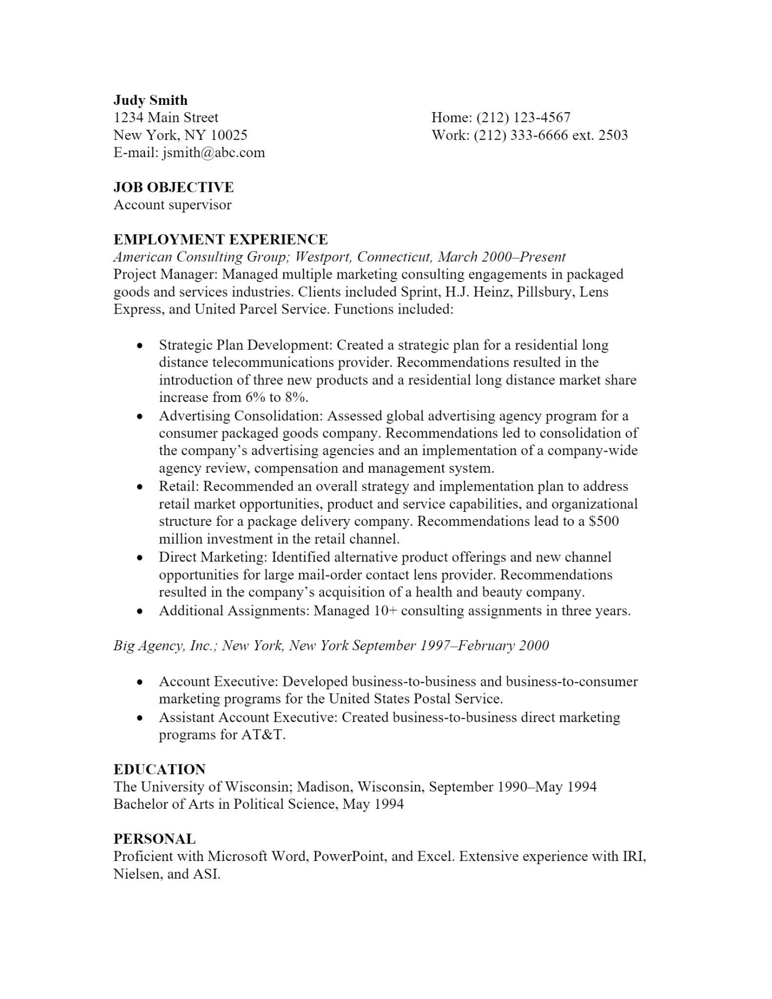 Download Free Project Manager Resume .Docx (Word) Template on ...