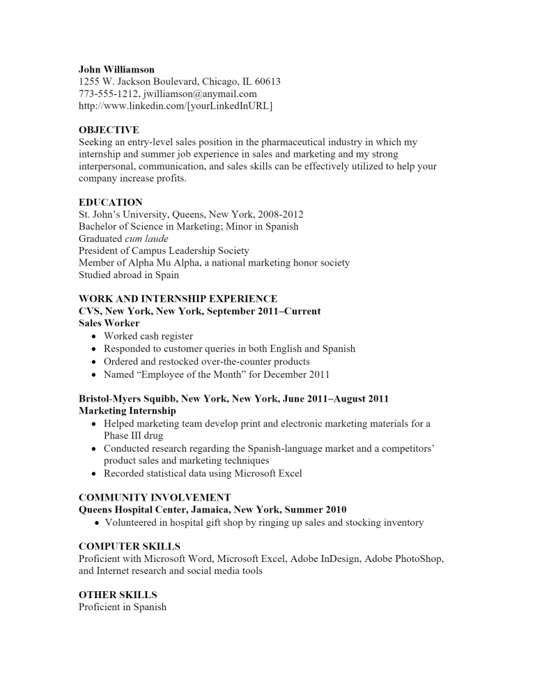 Download Free Marketing Sales Resume .Docx (Word) Template on ...