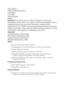 Download Free Marine Engineer .Docx(Word) Template on ResumeThatWorks.com