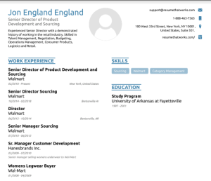 Download Free Senior Director Template on ResumeThatWorks.com