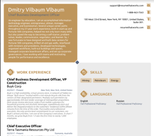 Download Free Chief Business Development Officer Resume Template on ...