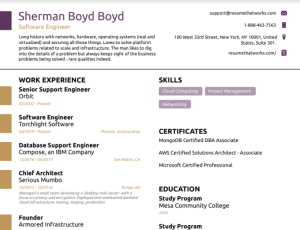 Download Free Software Engineer 3 Resume Template on ResumeThatWorks.com