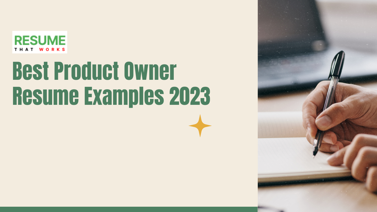 Best Product Owner Resume Examples 2023
