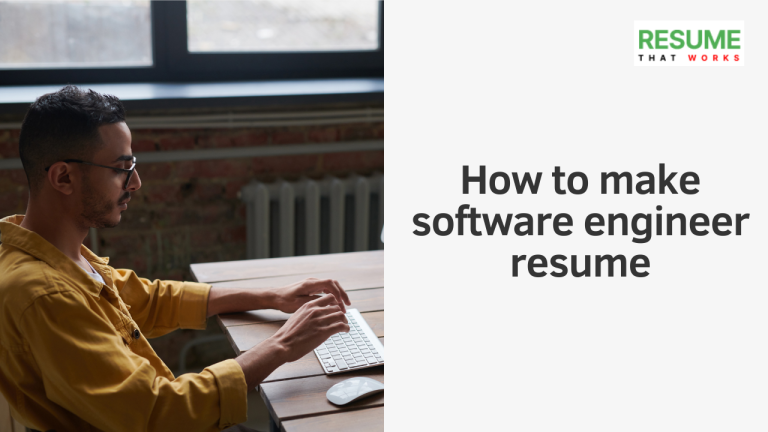 5 steps to make perfect software engineer resume